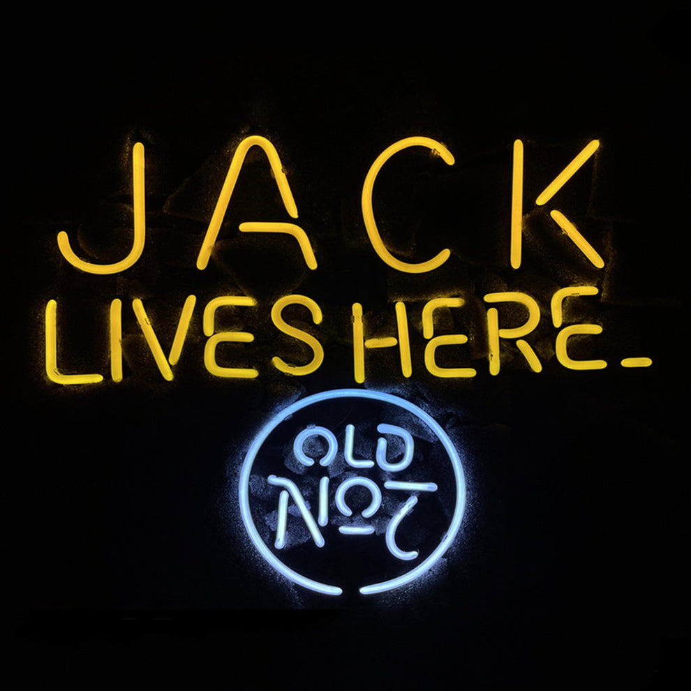 Jack Live Here Old No.7 Whiskey Neon Signs Light – Modern Frontier